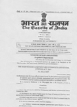 Gazette Notification | Embassy of India, Prague, Czech Republic